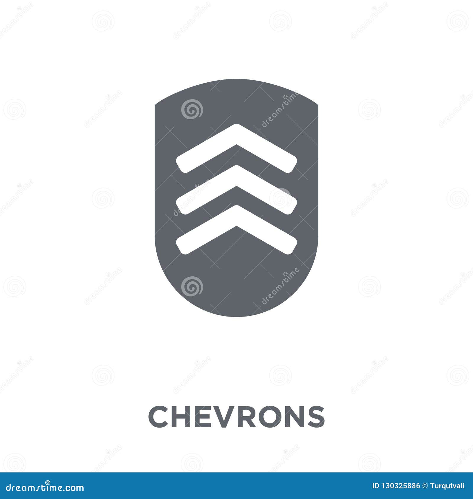 Chevrons Icon. Trendy Chevrons Logo Concept On White Background Cartoon ...