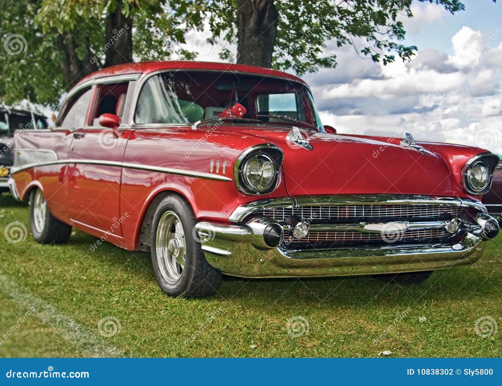 Chevy 57 stock photo. Image of retro, restored, chrome - 10838302