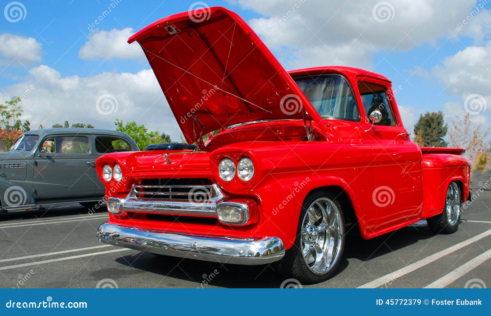 Chevy Apache Pickup Truck 1958 Immagine Stock Editoriale - Immagine di ...