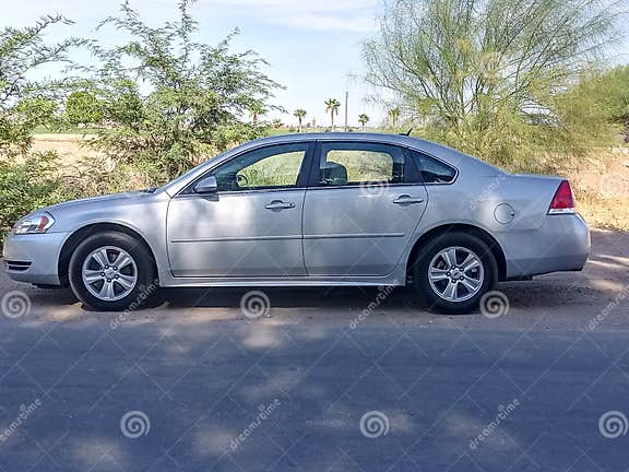 2015 Chevy Impala stock image. Image of silver, beautiful - 155481125