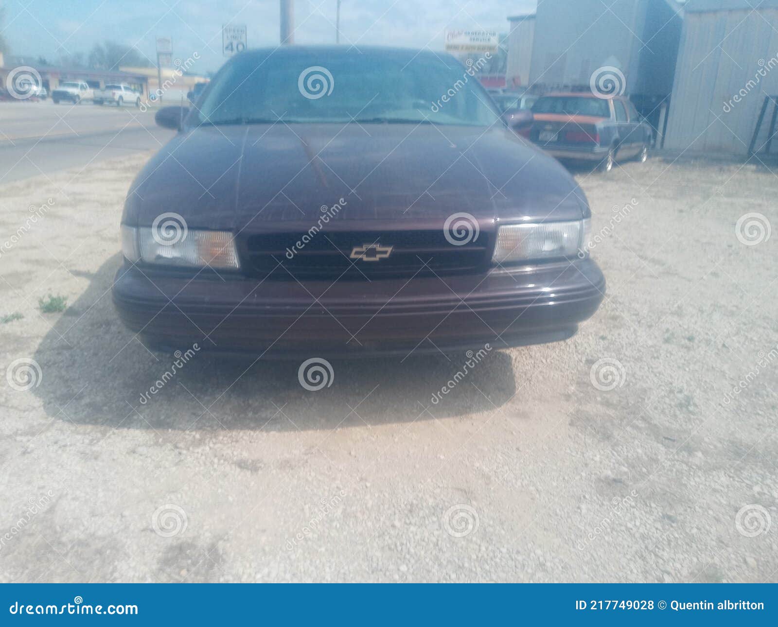 Chevy Impala Ss Front End Roxo Foto de Stock Editorial - Imagem de ...