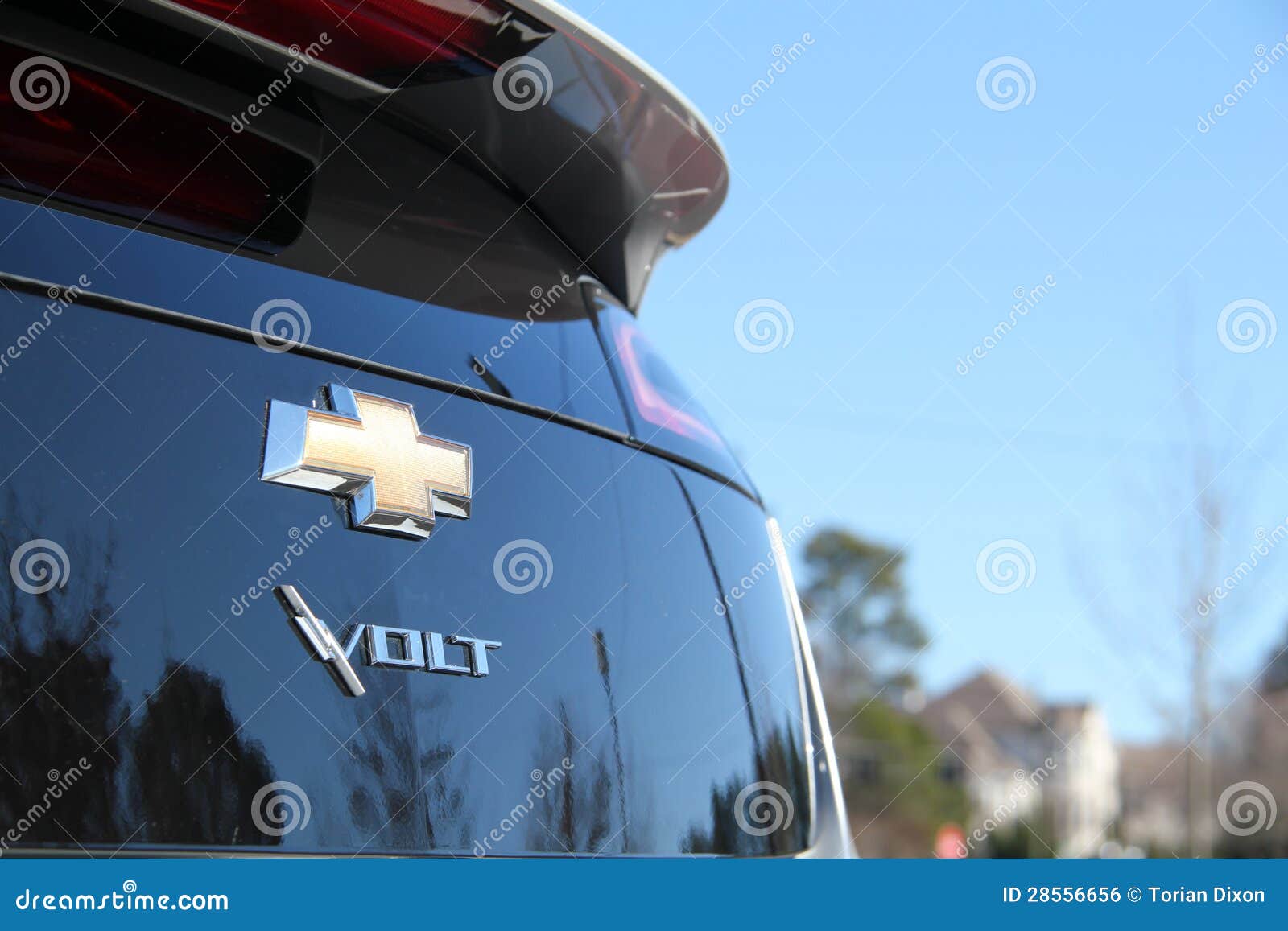 Chevy Volt rear editorial photo. Image of motors, plugin - 28556656