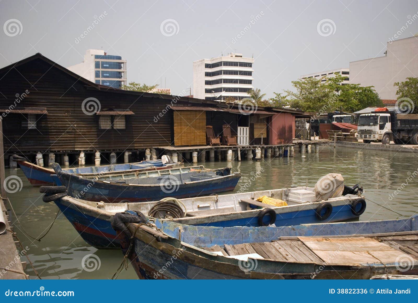 Chew Jetty, Georgetown, Penang, Malaysia Editorial Photo - Image of ...