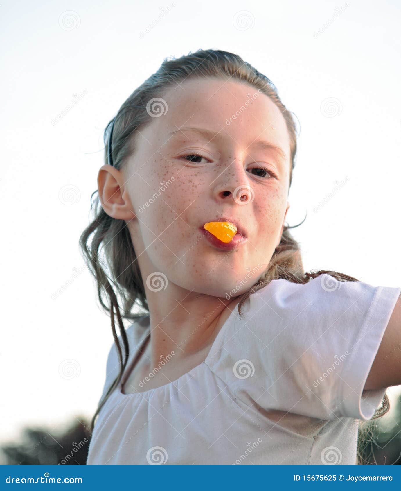 Chew and Show stock image. Image of mandarin, child, human - 15675625