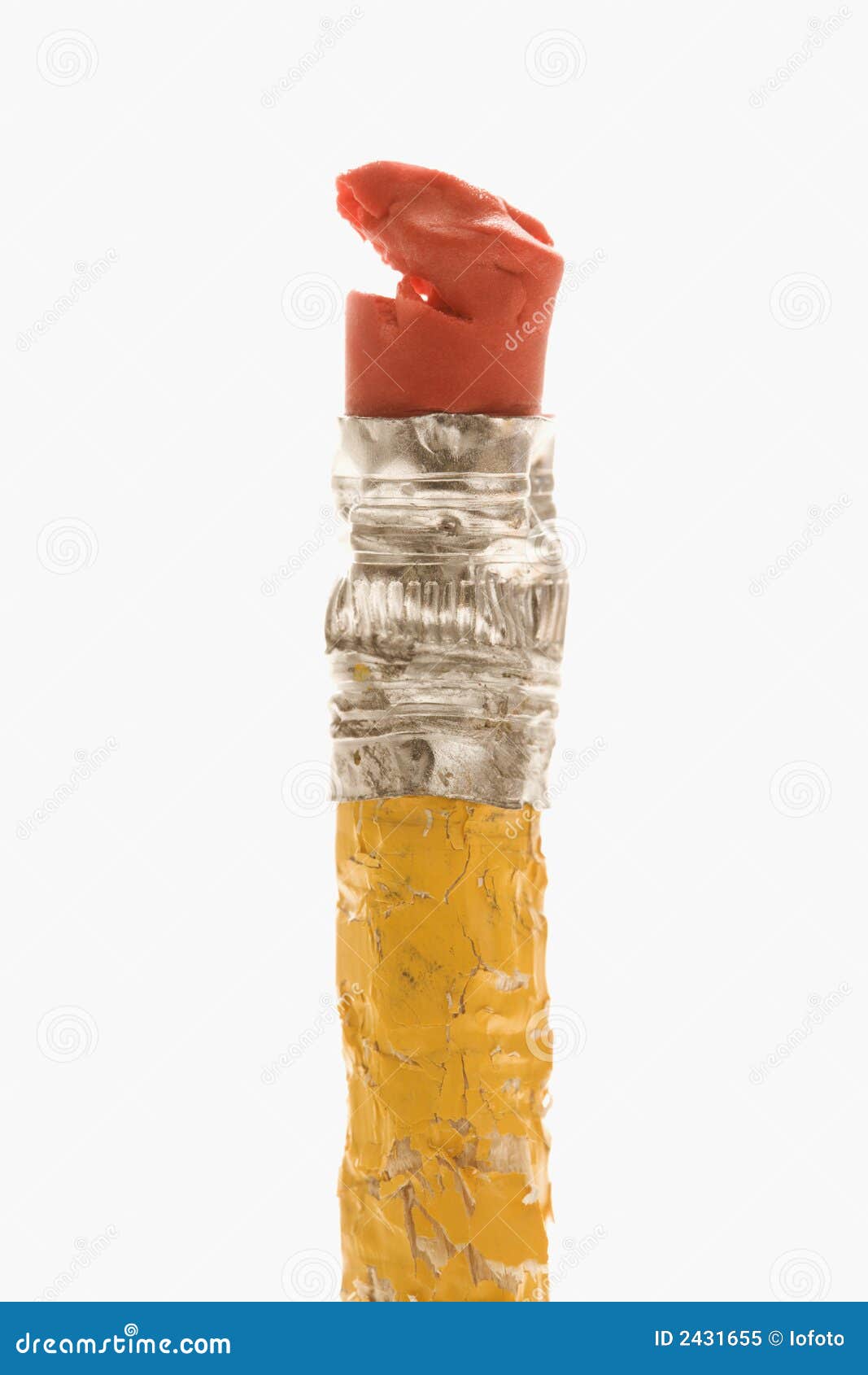 Chewed Up Pencil Stock Image Image Of Pencil Number 2431655