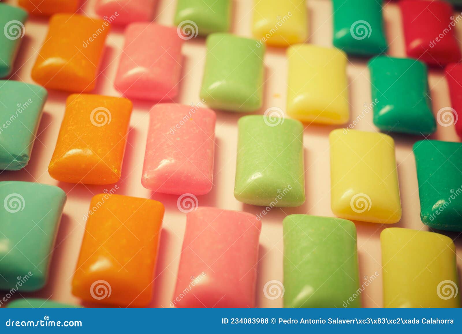 Gums on a table stock photo. Image of diabetes, chew - 234083988