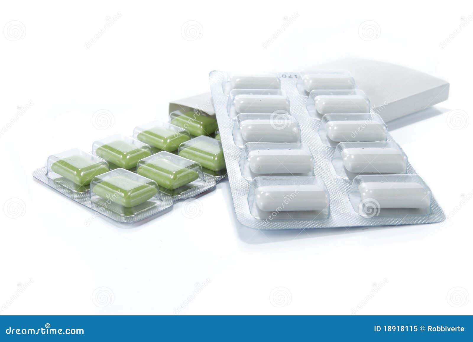 Chewing Gum with box stock image. Image of bubblegum - 18918115