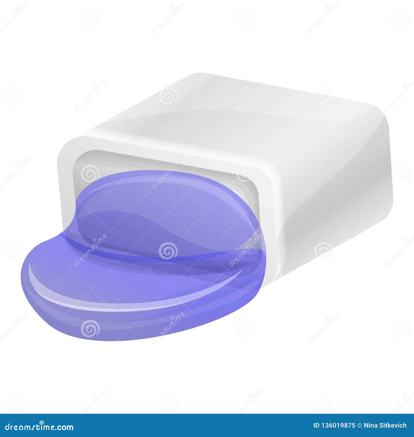 Chewing Gum Icon, Cartoon Style Stock Vector - Illustration of dental ...