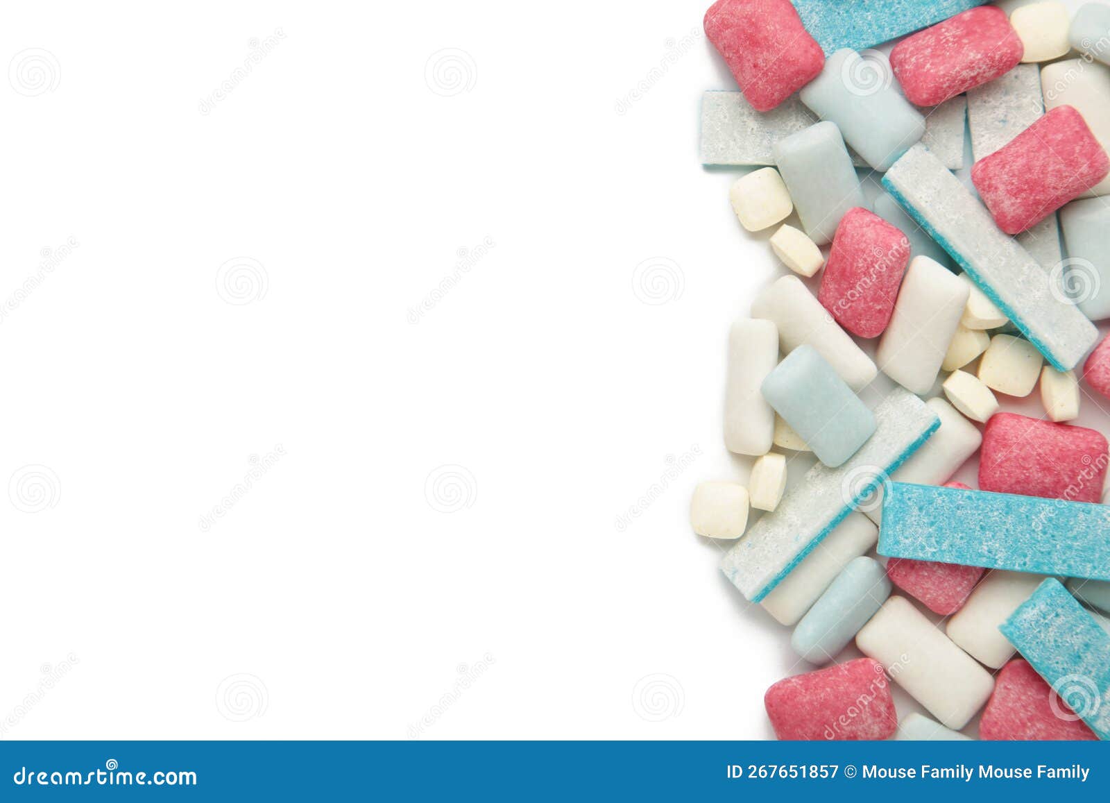 Chewing Gum Isolated on a White Background Stock Image - Image of ...