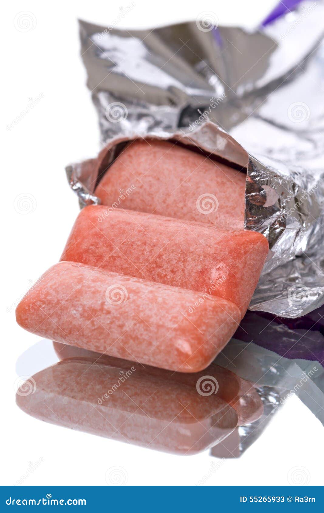 Chewing gum from a pack stock image. Image of people - 55265933