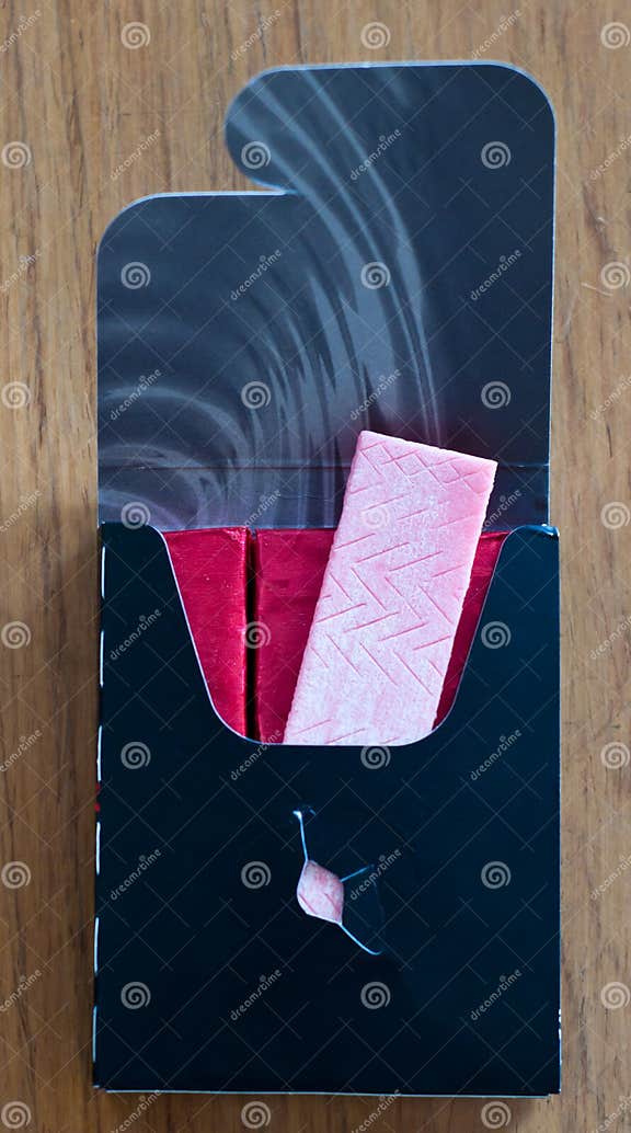 Chewing gum package stock image. Image of pink, closeup - 21751907