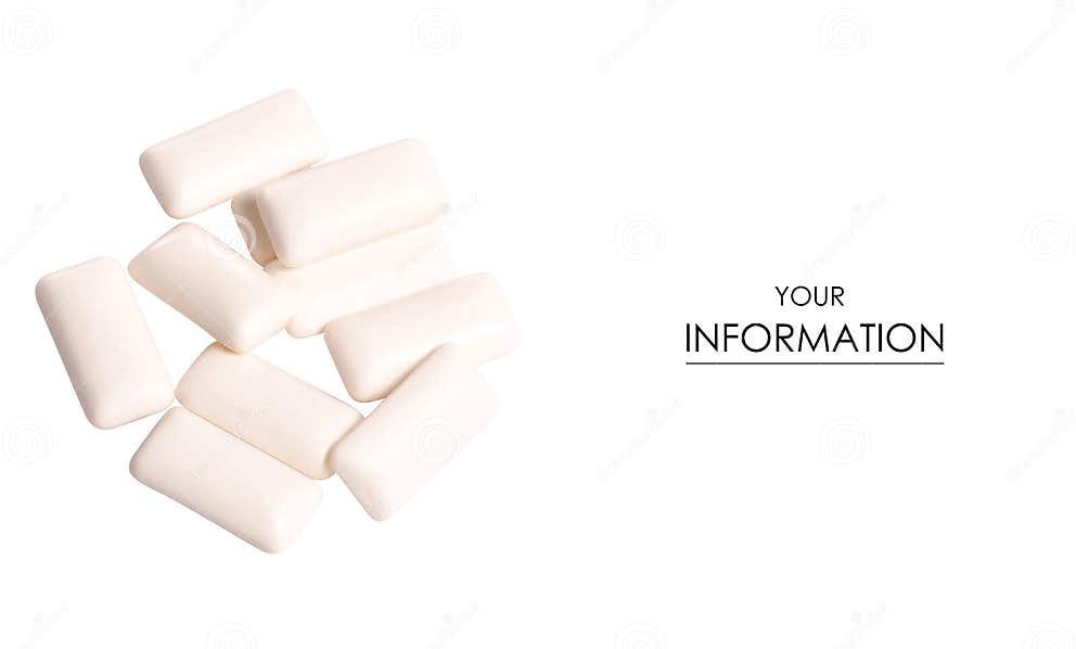 Chewing gum pattern stock image. Image of food, chewing - 112903921