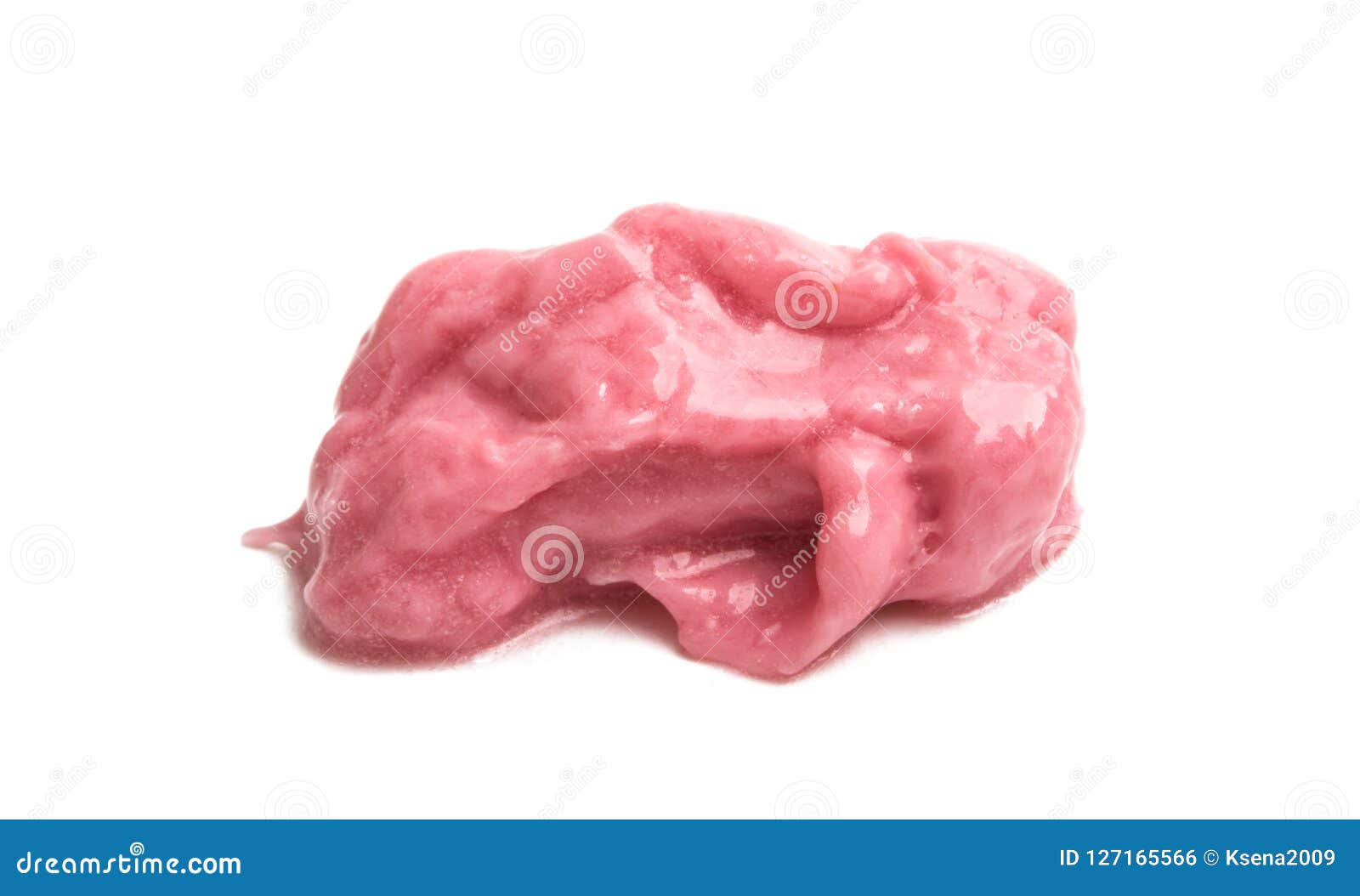 Chewing gum pink isolated stock photo. Image of used - 127165566