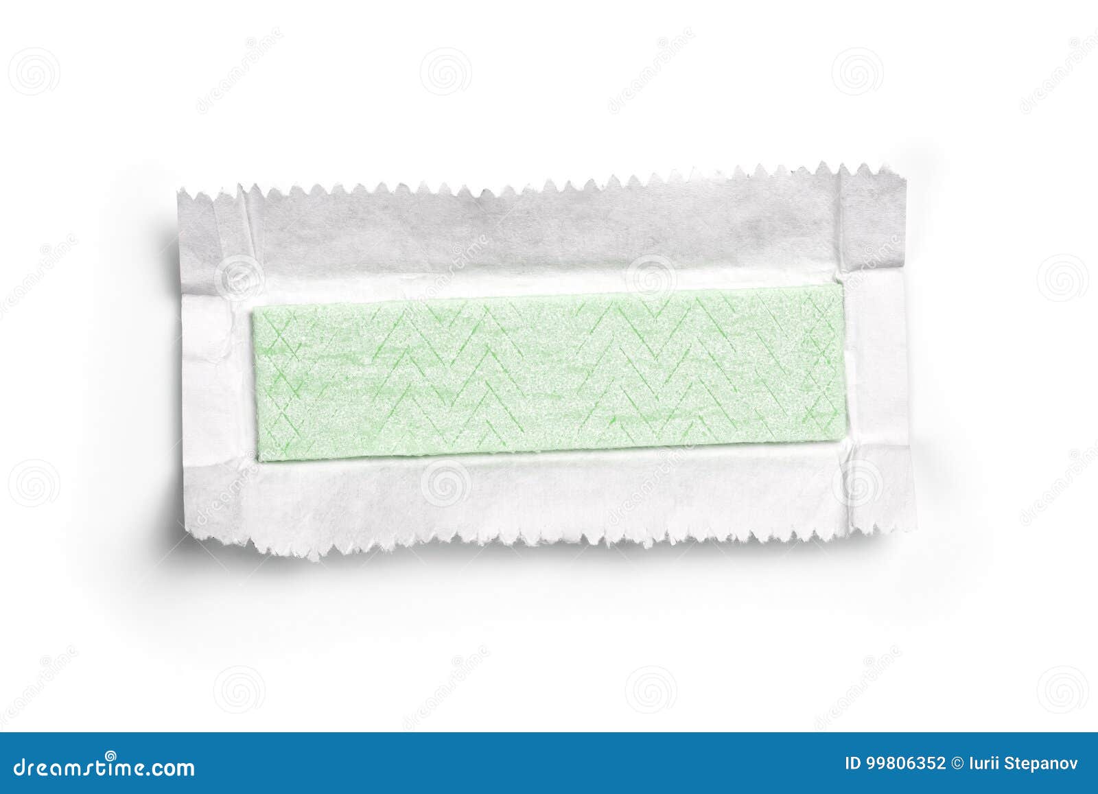 Chewing Gum Plate On Wrapping Paper Royalty-Free Stock Photography ...