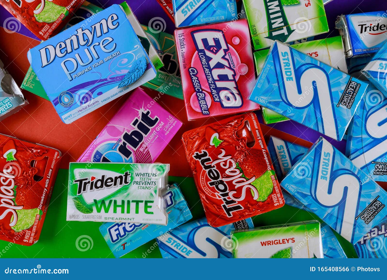 Chewing Gum Various Brands Orbit Extra Eclipse Freedent Wrigley