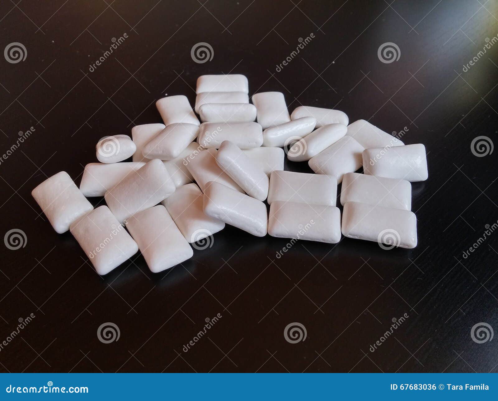 Chewing gum stock photo. Image of chewing, xylitol, table - 67683036
