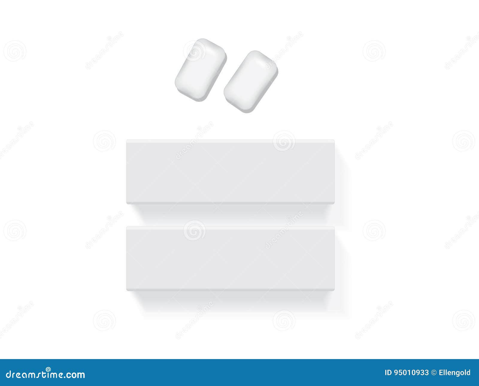 Chewing Gum for Your Design and Logo. Stock Vector - Illustration of ...