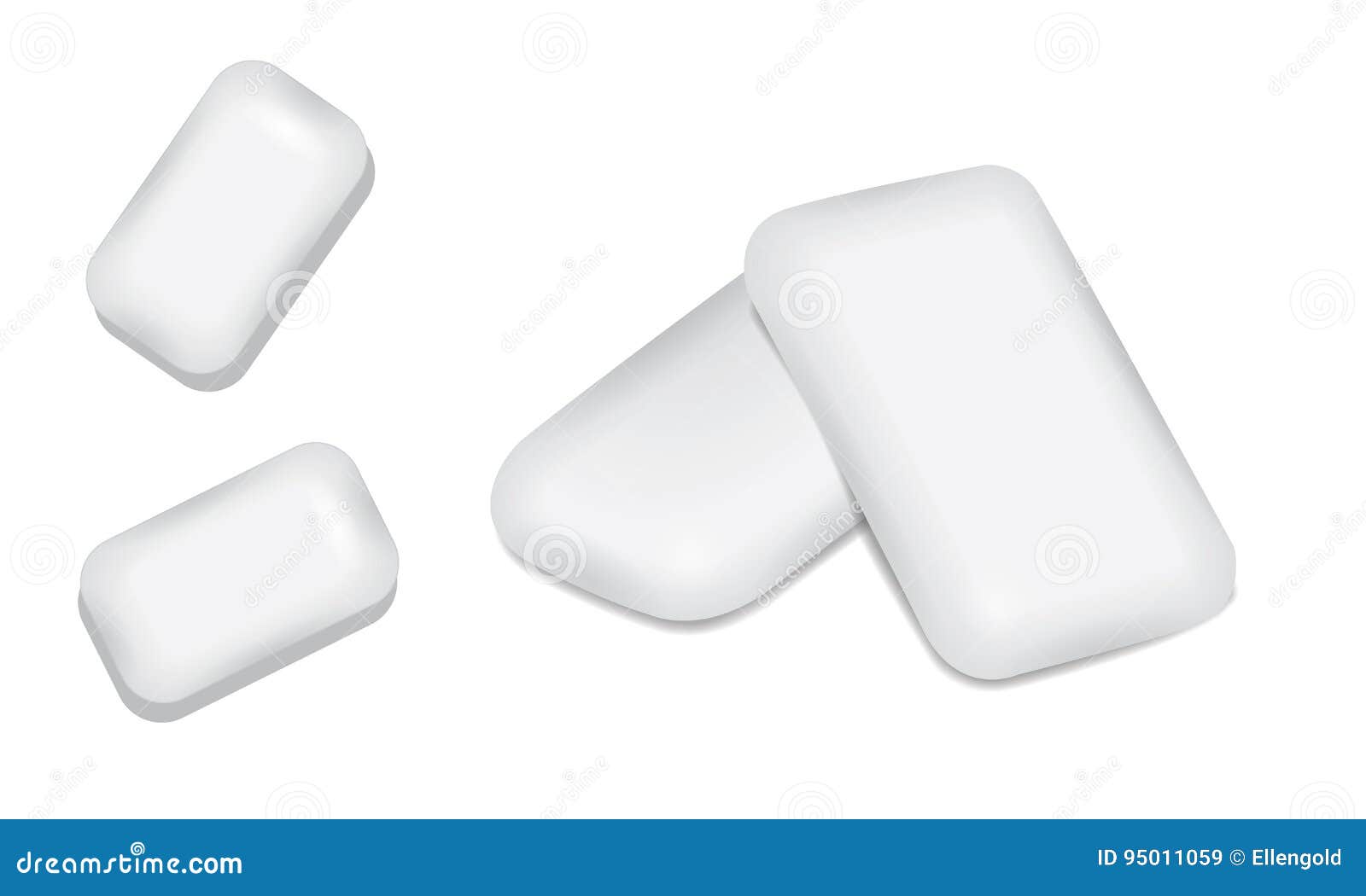 Chewing Gum for Your Design and Logo. Stock Vector - Illustration of ...