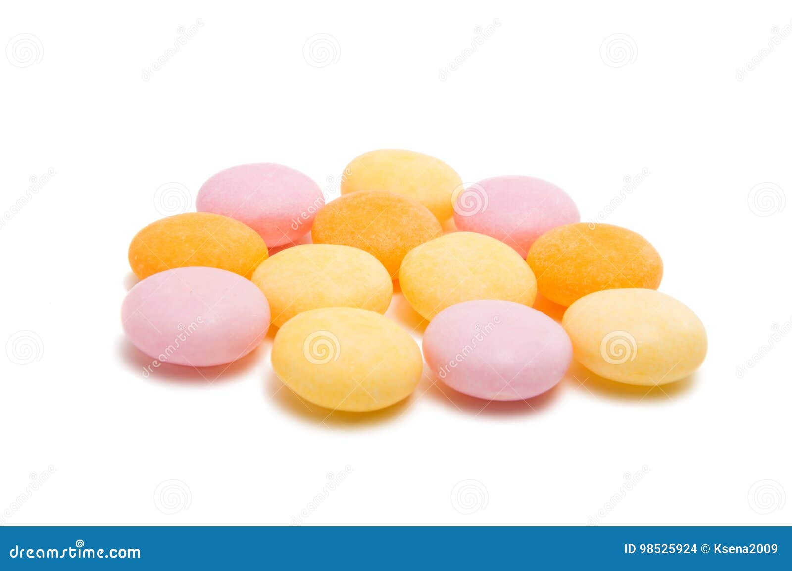 Chewing pills isolated stock photo. Image of colorful - 98525924