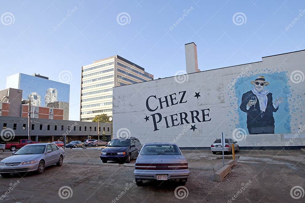 Chez Pierre, Edmonton, Canada Editorial Photo - Image of pierre, street ...