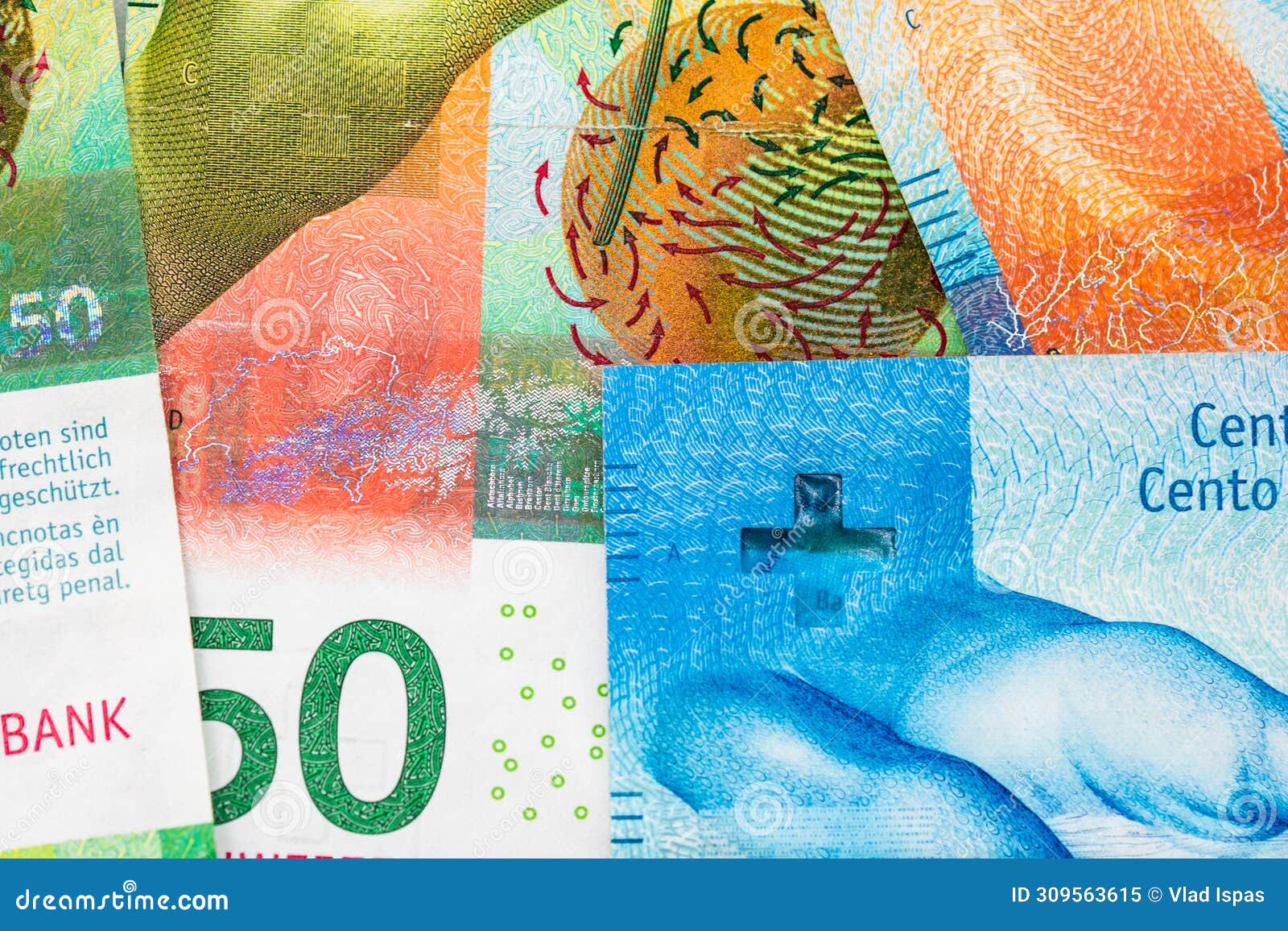 CHF Currency Amidst Swiss Inflation Challenges Stock Image - Image of ...