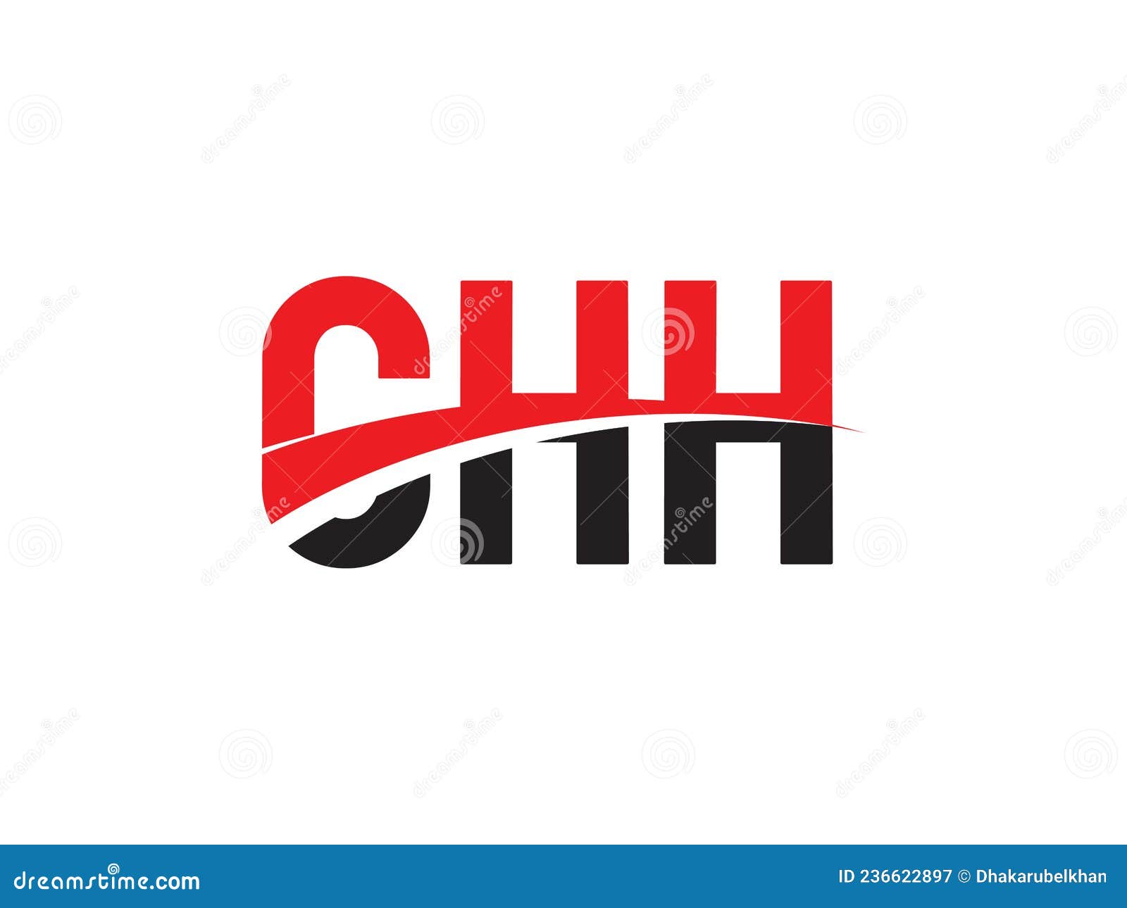 CHH Letter Initial Logo Design Vector Illustration Stock Vector ...
