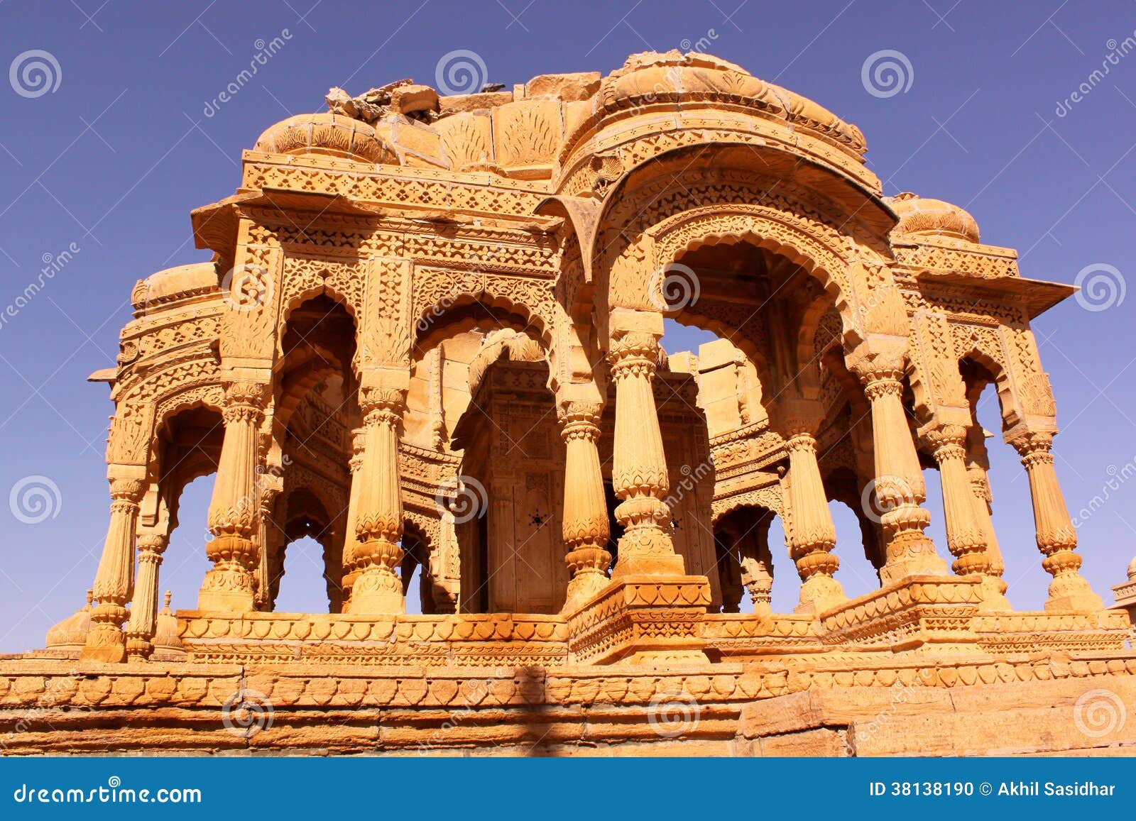 Chhatris Reale O Cenotafio Di Bada Bagh Fotografia Stock - Immagine di ...