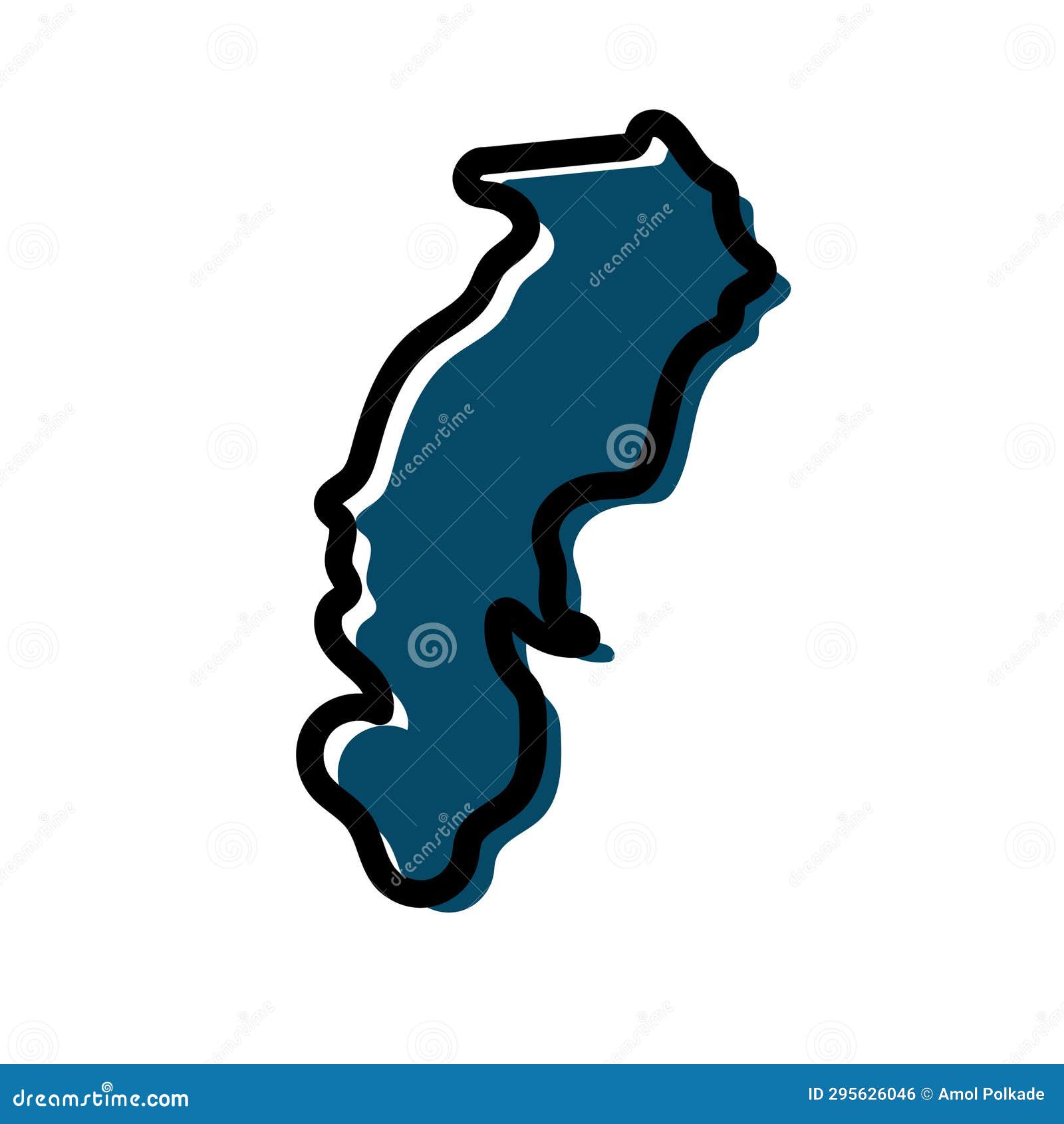 Chhattisgarh Indian State Map Vector Illustration.Chattisgarh Indian ...