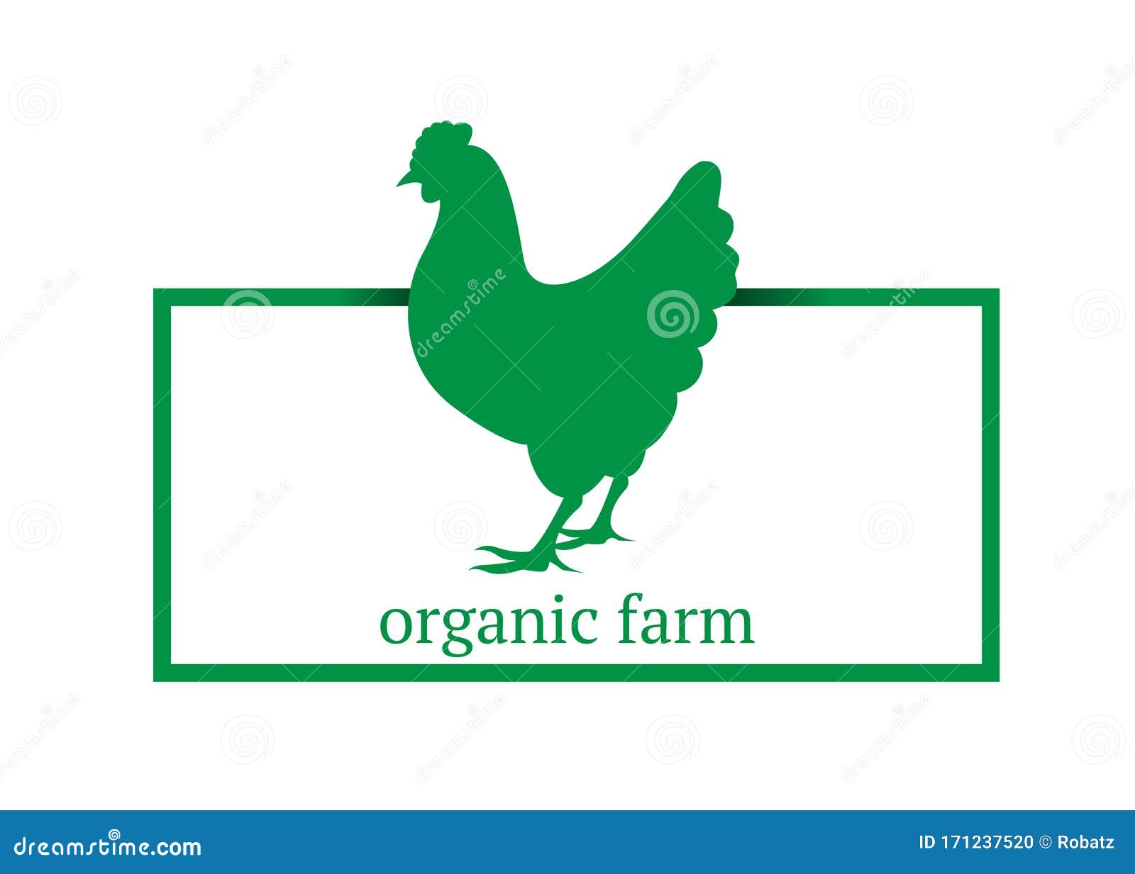 Premium Chicken Logo. Labels, Badges And Design Elements. Organic Style ...