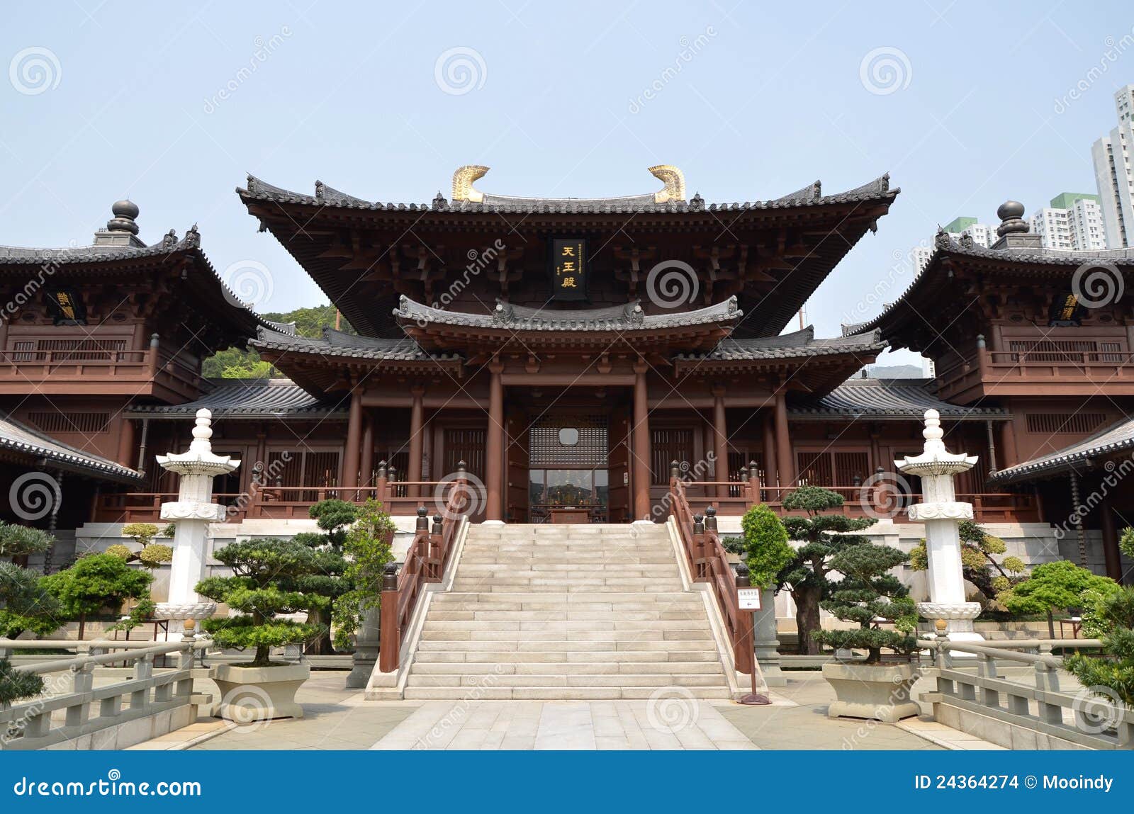Chi Lin Nunnery stock photo. Image of oriental, pagoda - 24364274