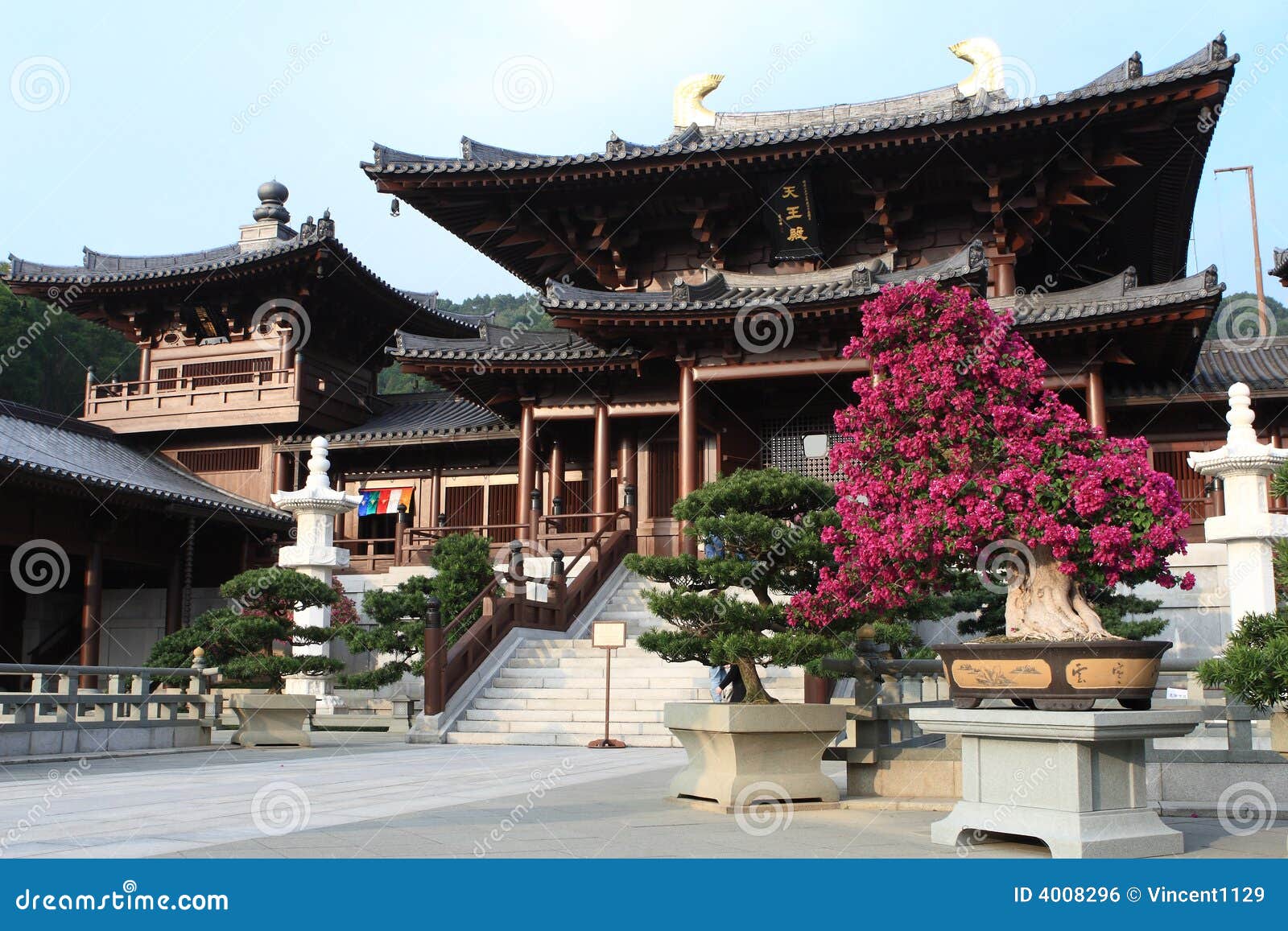 Chi Lin Nunnery stock photo. Image of conviction, erection - 4008296