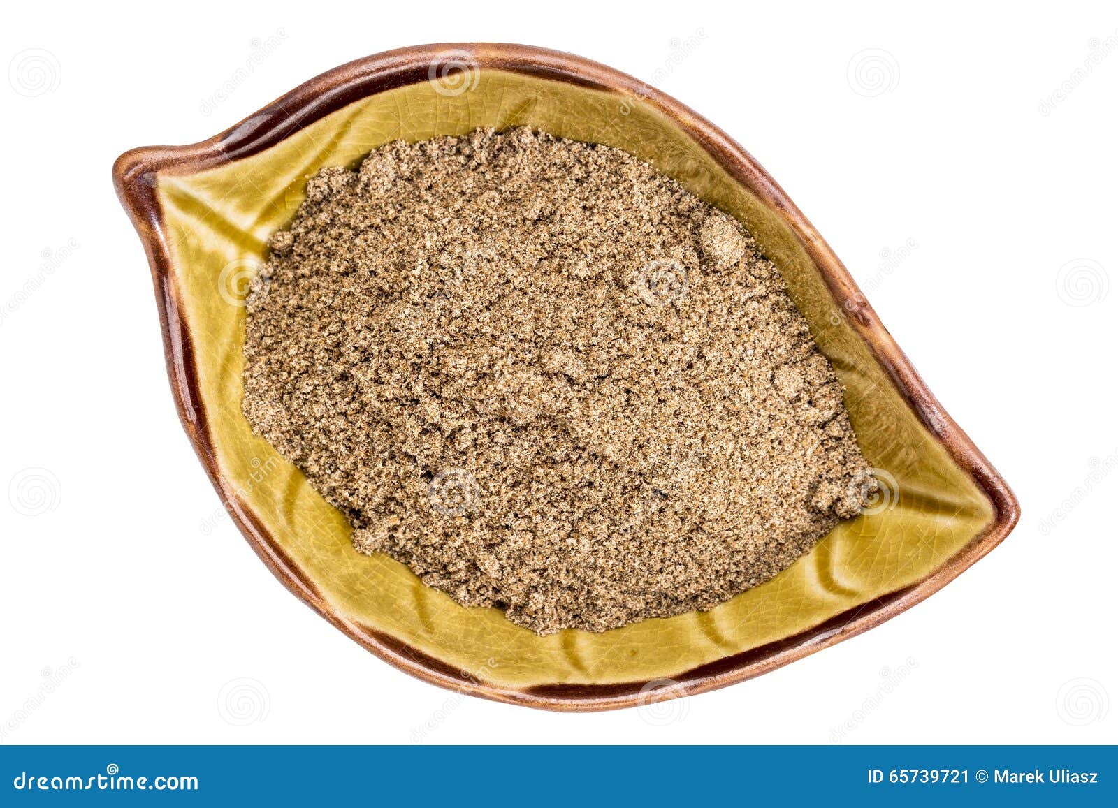 Chia Seed Flour in Ceramic Bowl Stock Image - Image of seed, ceramic ...