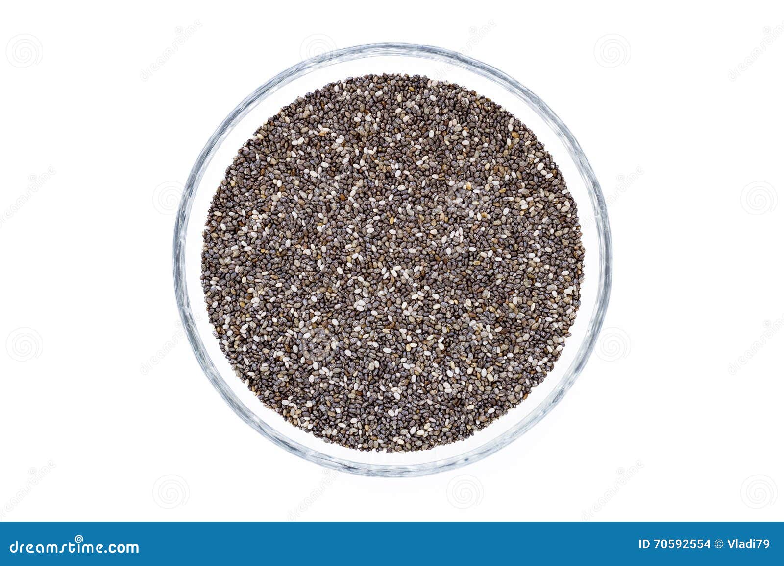 Chia Seeds on a White Background Stock Photo - Image of background ...