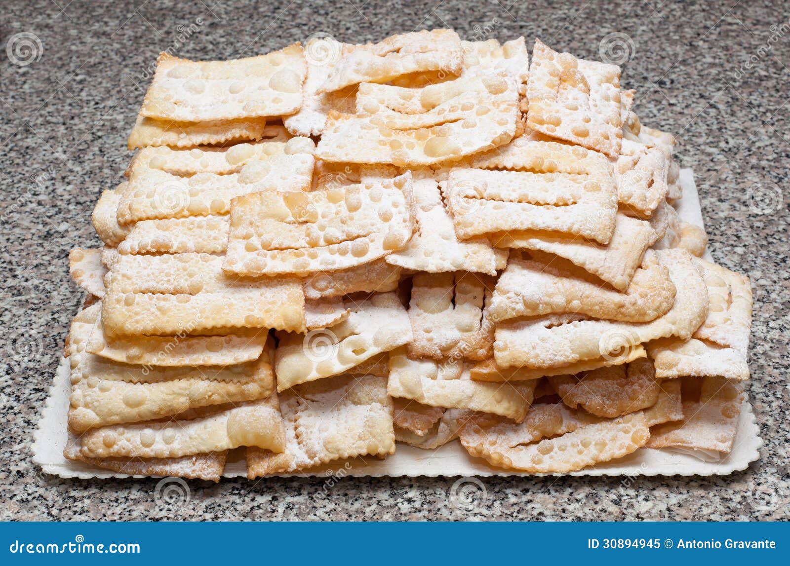 Chiacchiere or Frappe Italian Cake Stock Image - Image of sweet, fried ...