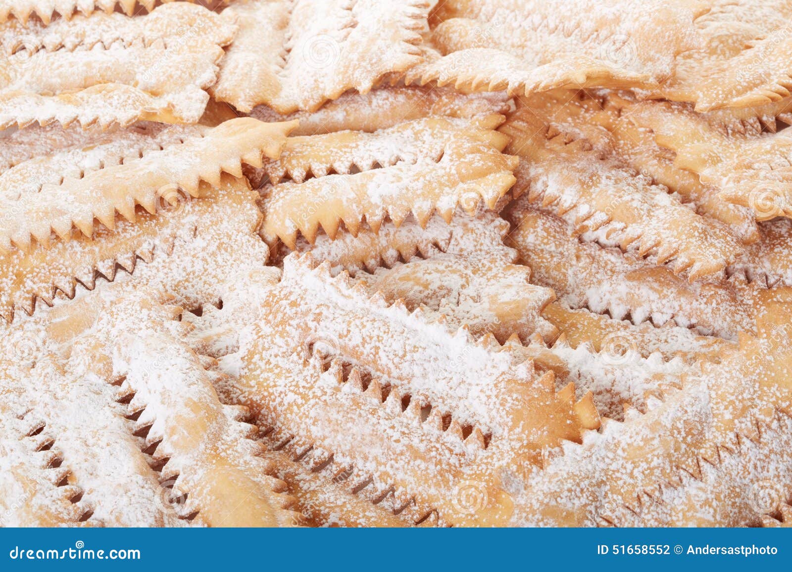 Chiacchiere, Italian Pastry Background Stock Photo - Image of frappe ...