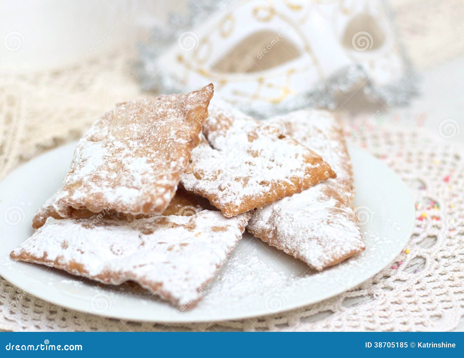 Chiacchiere - Traditional Italian Carnival Sweets Stock Image - Image ...