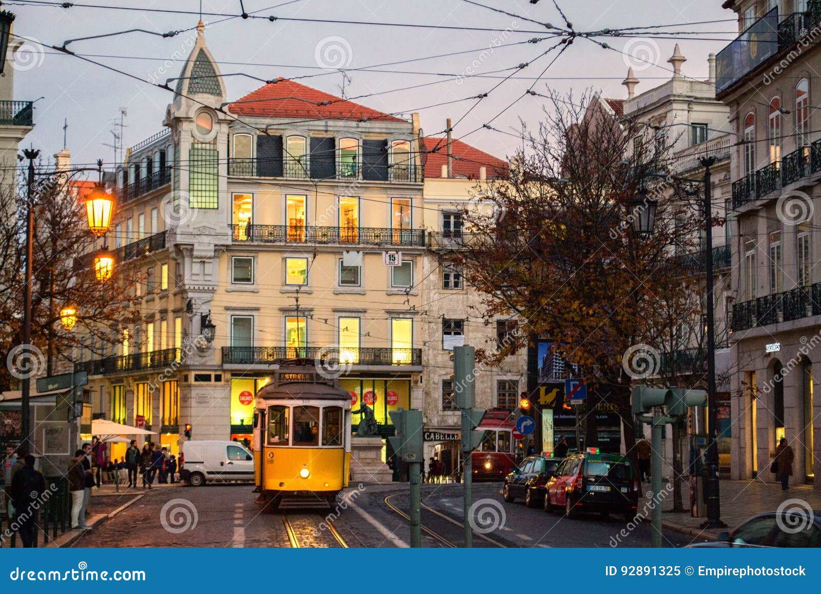 Chiado Lisbon editorial image. Image of tram, transportaiton - 92891325