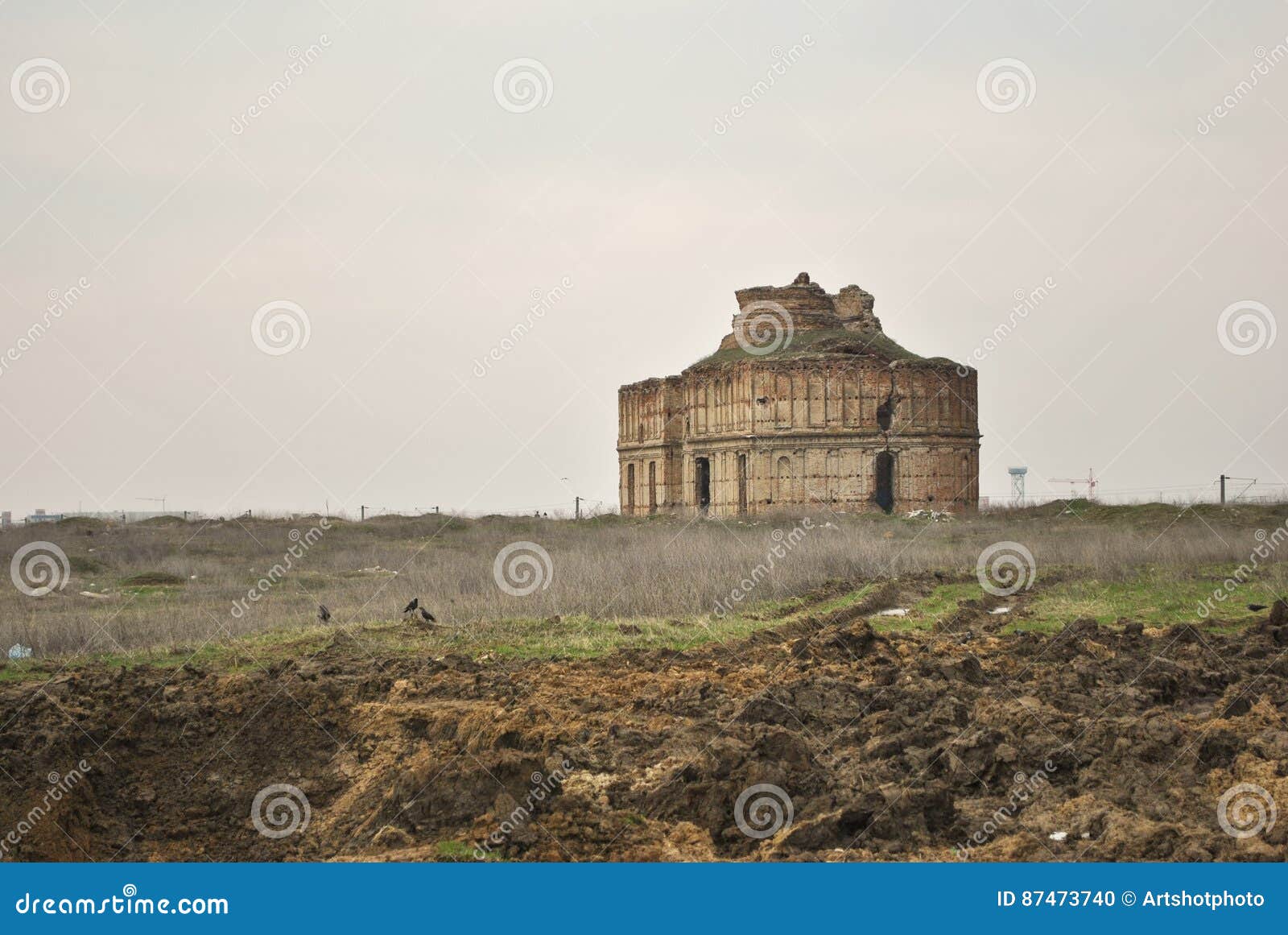 Chiajna Monastery, Romania stock photo. Image of construction - 87473740