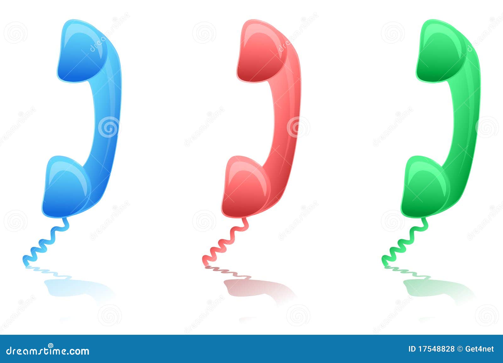 Chiamare le icone illustrazione vettoriale. Illustrazione di strumento ...