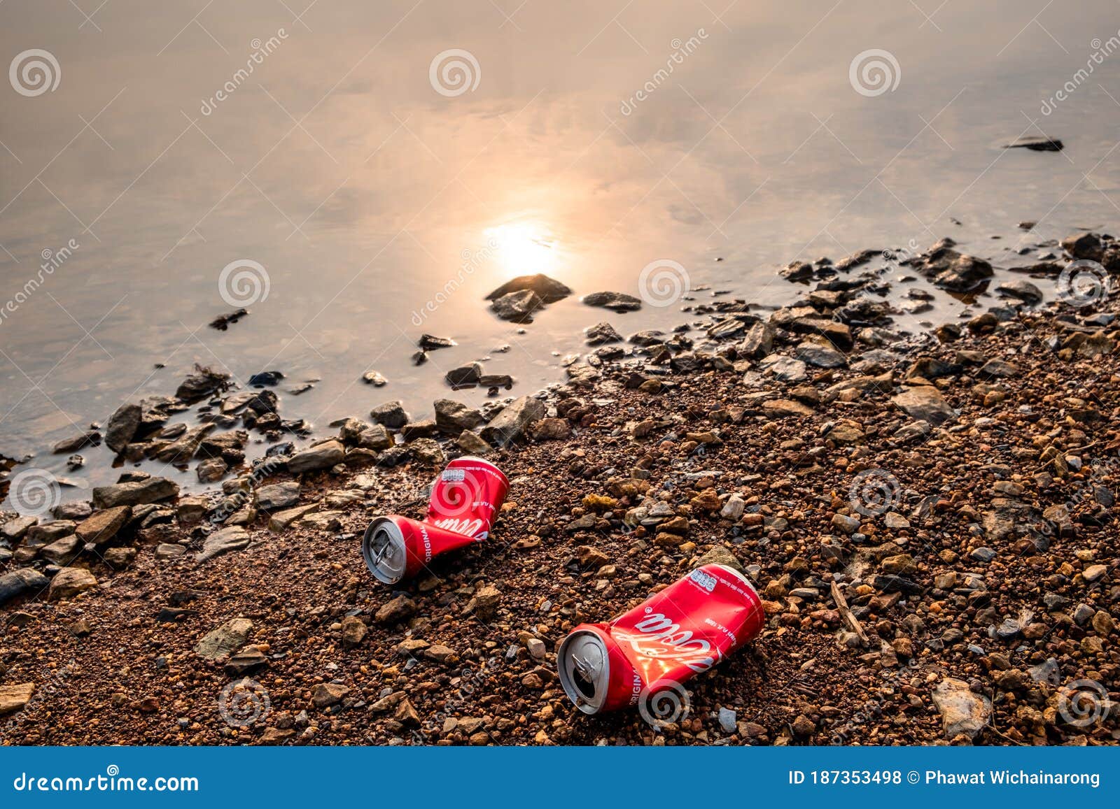 Chiang Mai/ Thailand - May 16, 2019: Closeup of Two Distorted Empty ...