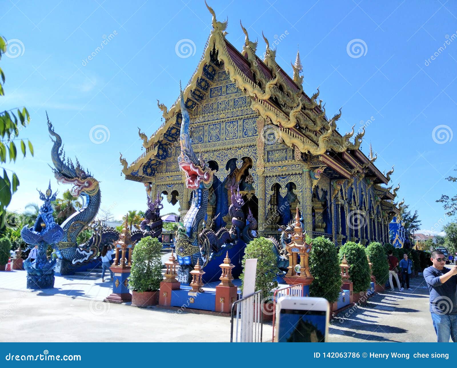 Chiang Rai Blue Temples editorial photo. Image of chiang - 142063786