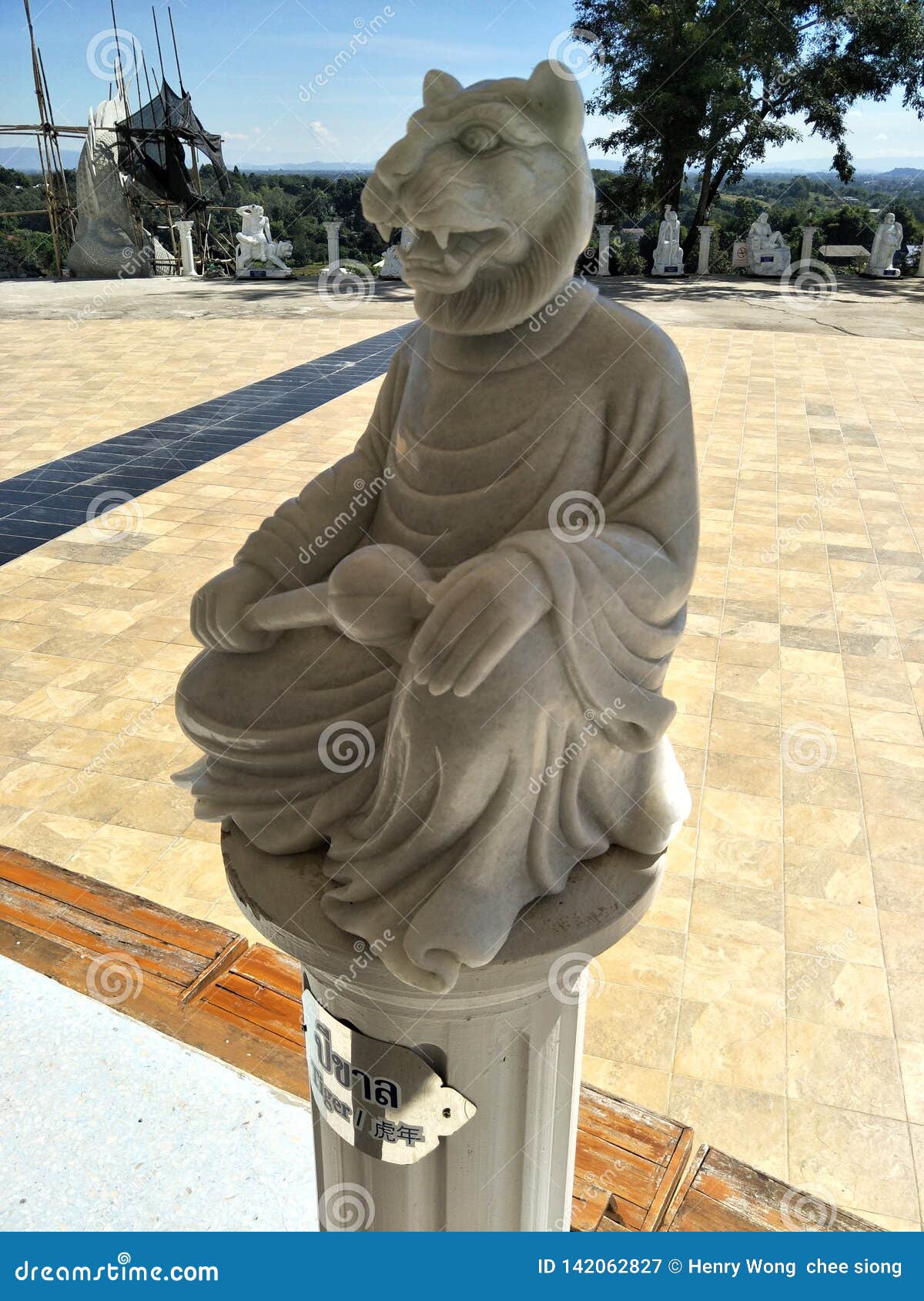 Chiang Rai Tiger Stone editorial photography. Image of tiger - 142062827