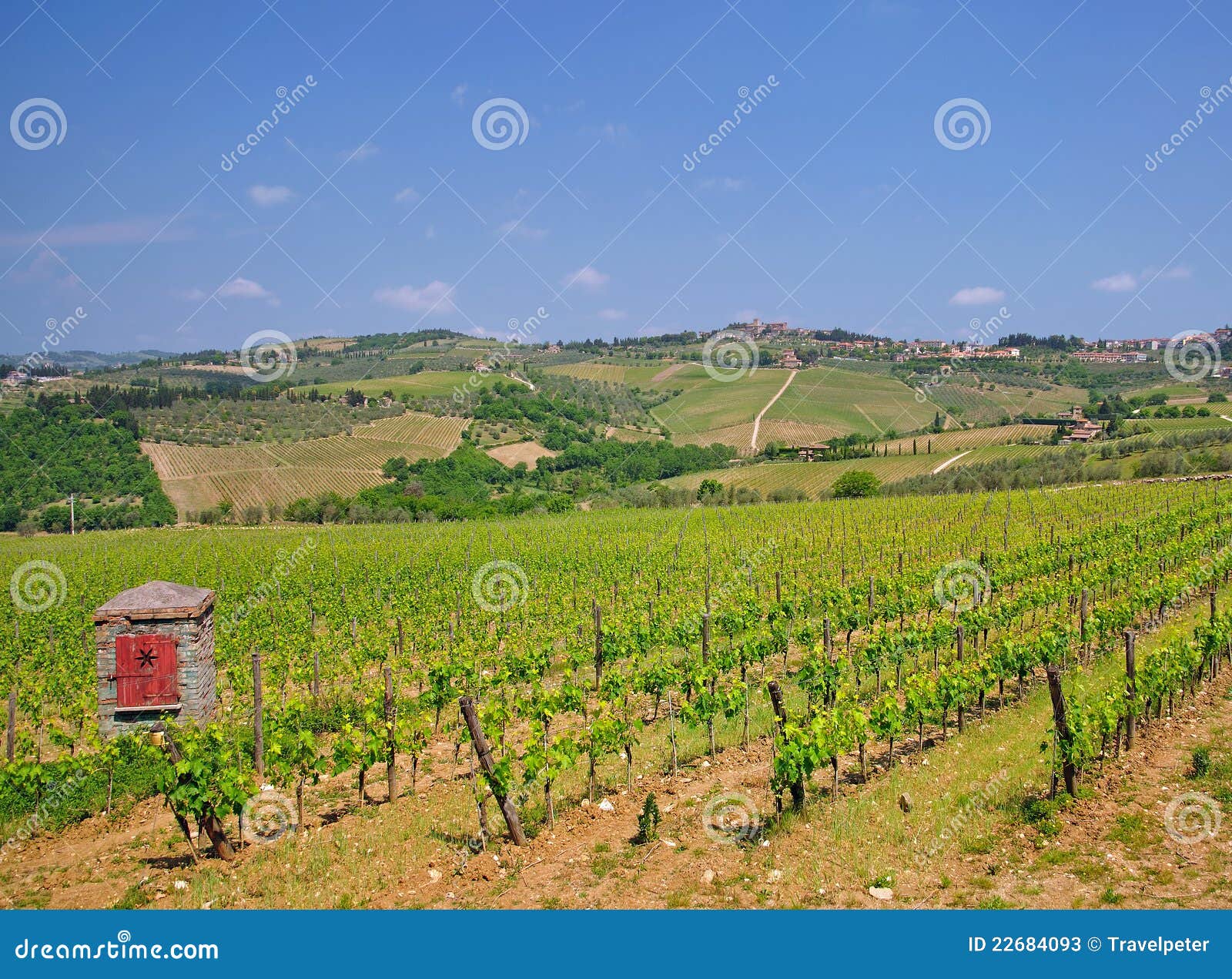 Chianti Wine Road,Tuscany,Italy Stock Image - Image of typical ...
