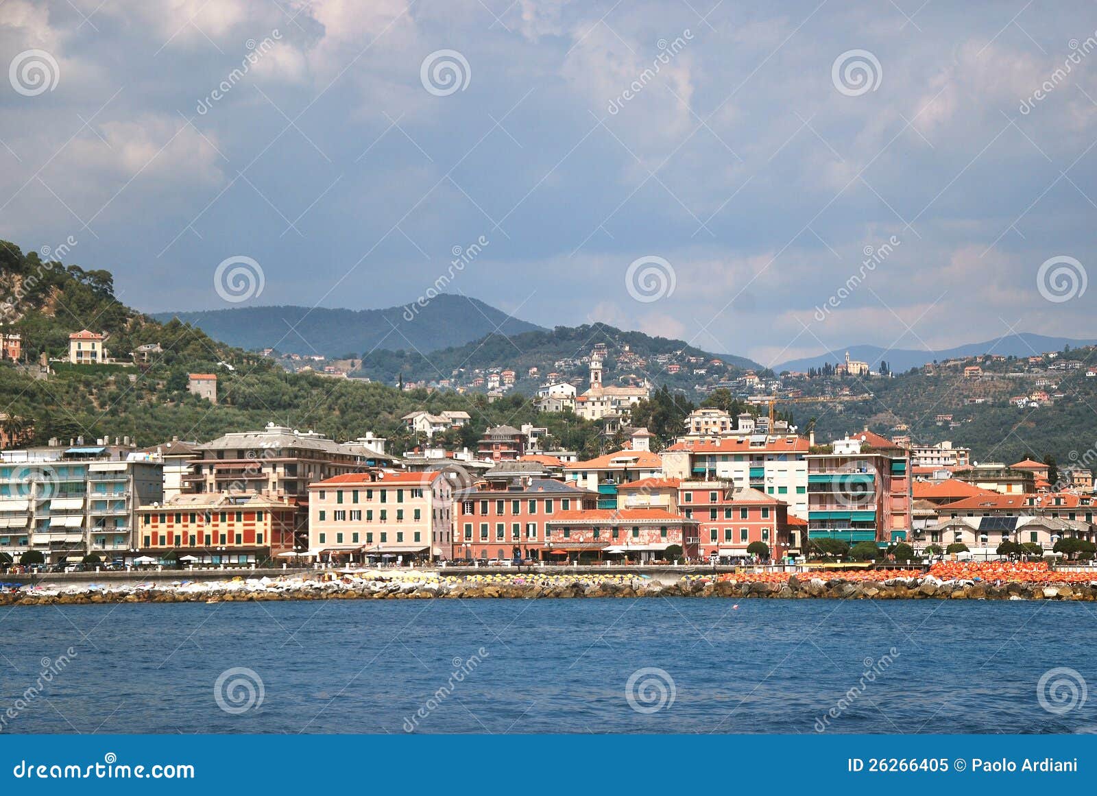 Chiavari stock image. Image of boat, fisherman, watersports - 26266405