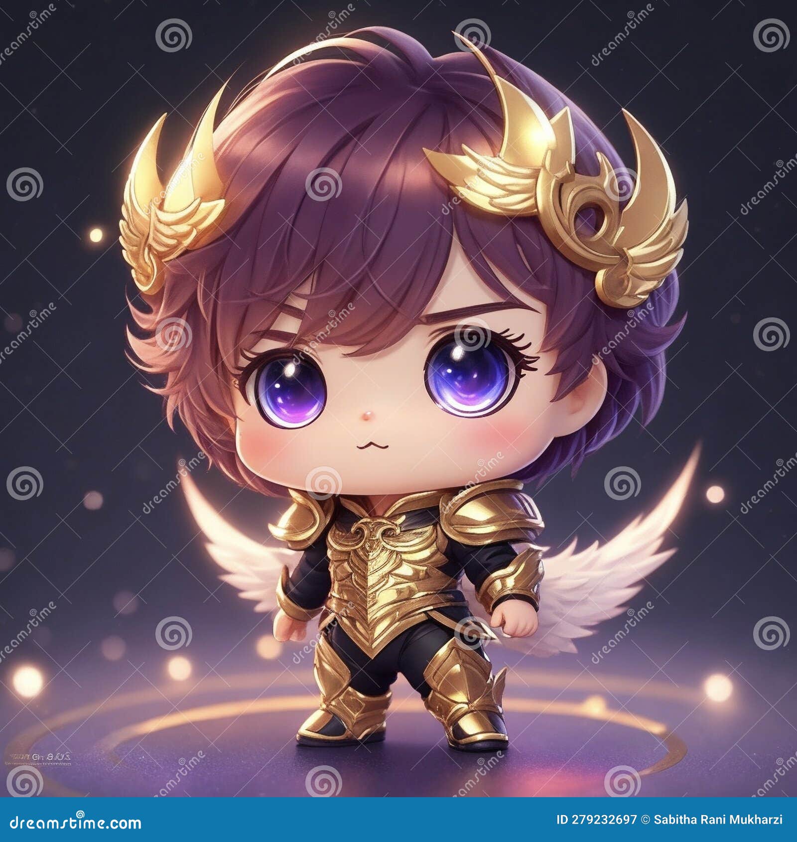 Chibi Delights: A Tiny Hyperrealistic Anime Adventure Royalty-Free ...