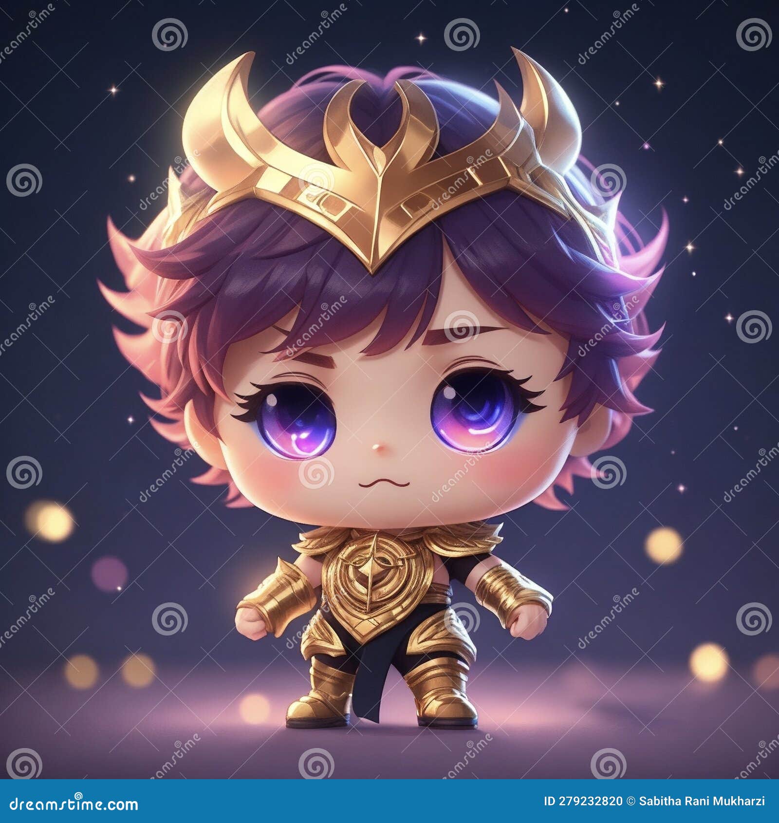 Chibi Delights: a Tiny Hyperrealistic Anime Adventure Stock ...