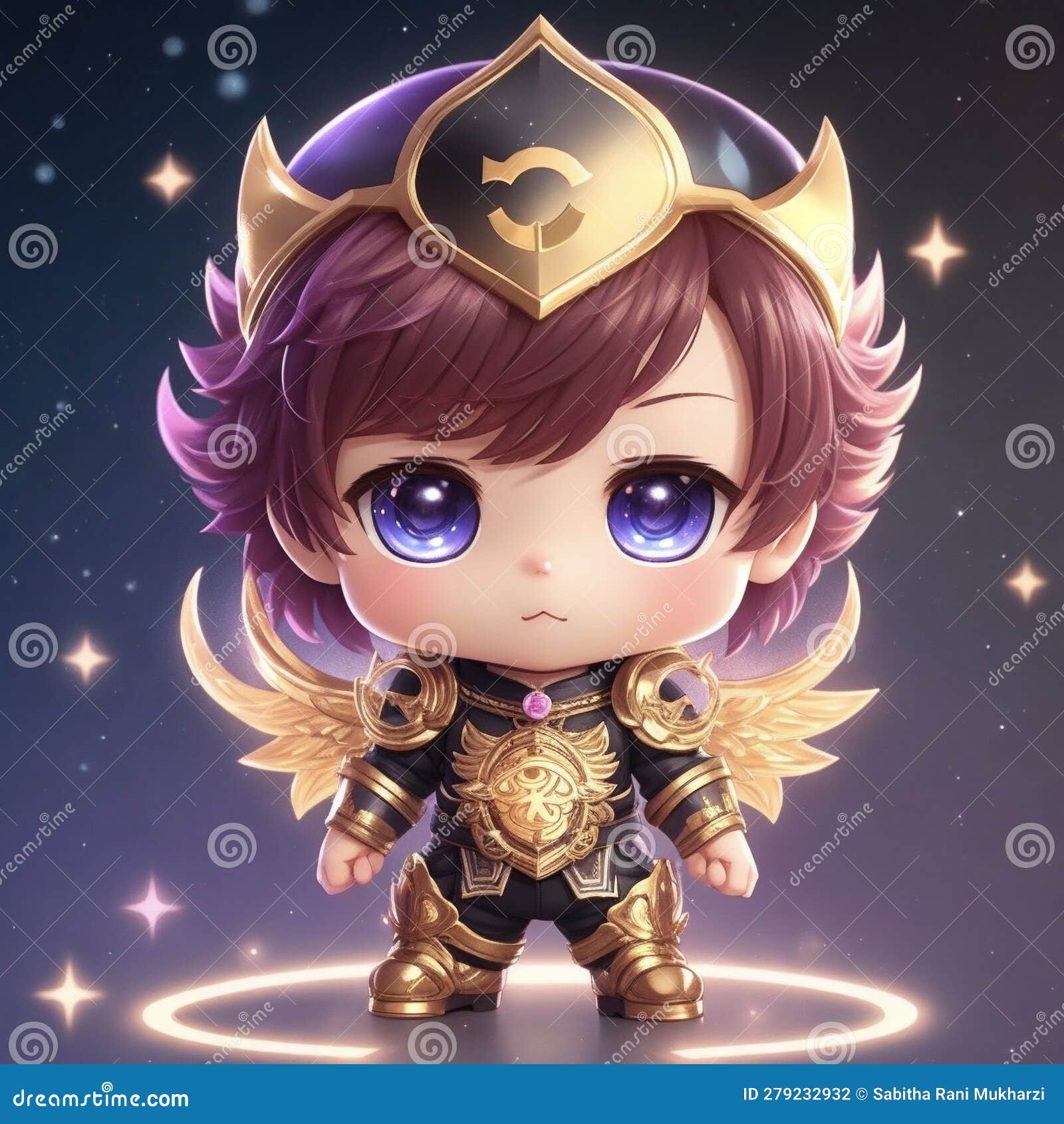 Chibi Delights: a Tiny Hyperrealistic Anime Adventure Stock ...