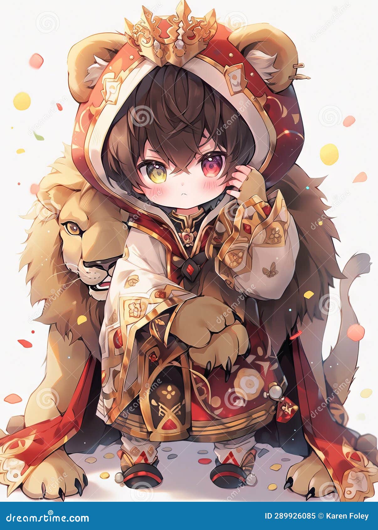 Cute Anime Guys Dressed As Lions