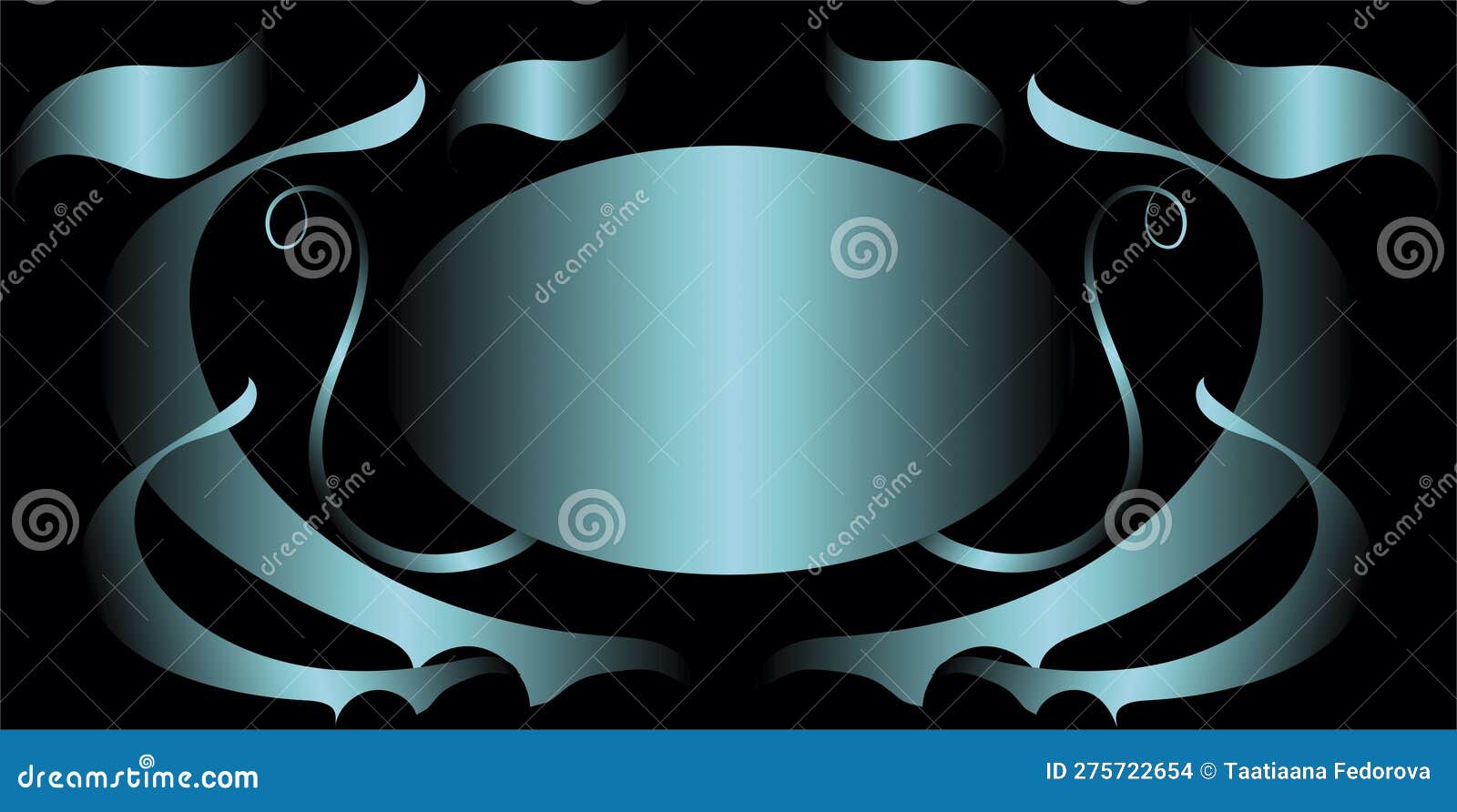 A Chic Background with a Place in the Form of a Blue Oval for ...