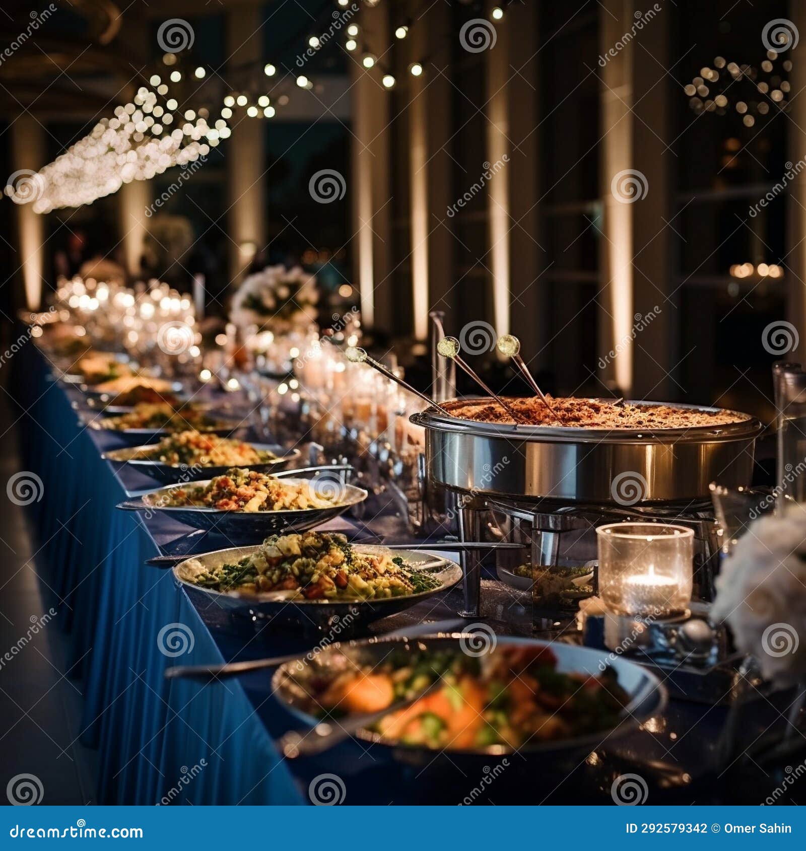 Chic and Classy: a Modern Reception Dining Experience Stock Photo ...